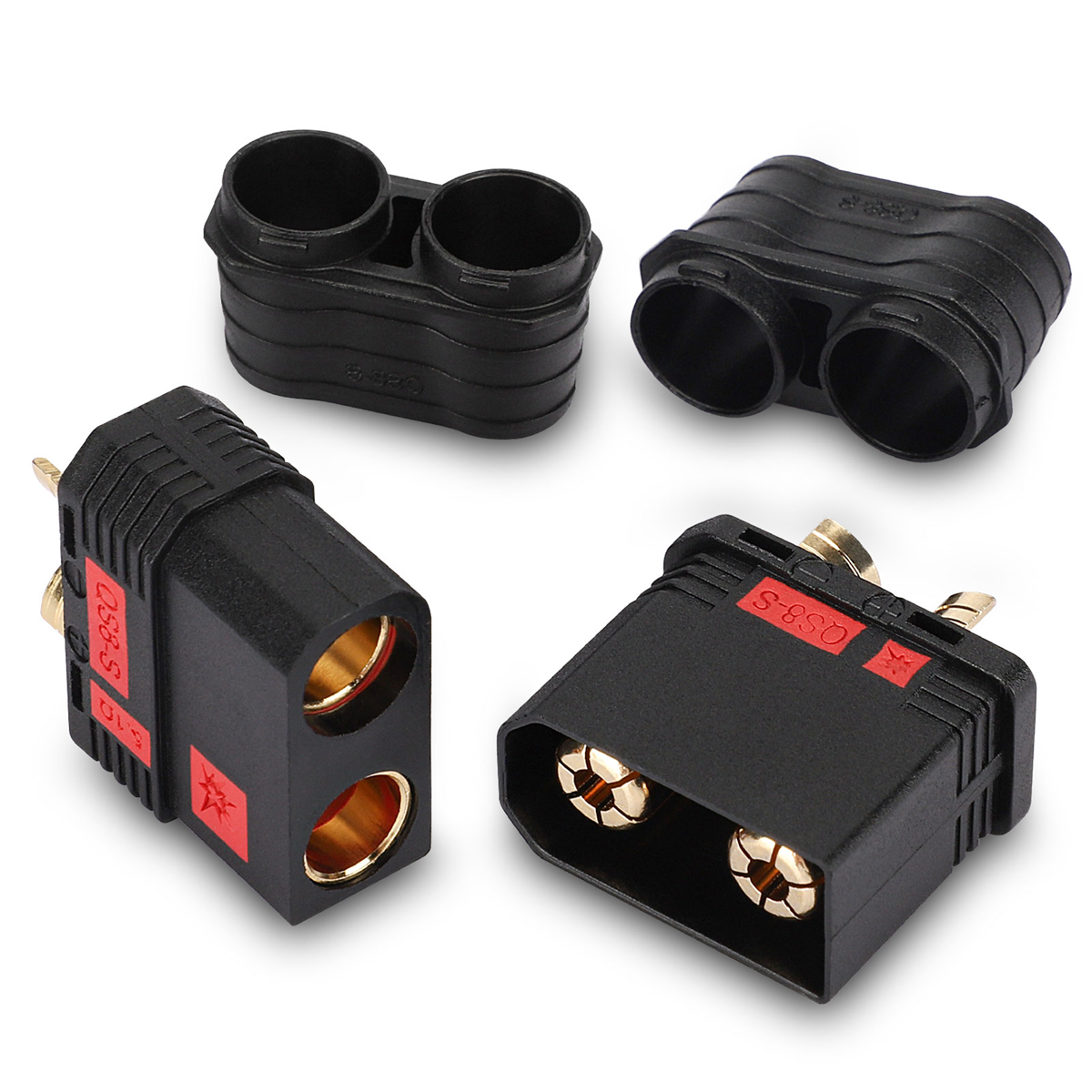 QS8 anti spark connector 5.1ohm for under 60V device — QS Connector