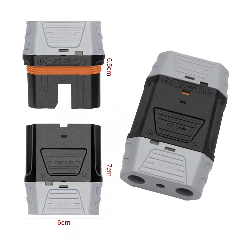 QS12 Connector Black Antispark Connector super heavy duty current conn ...