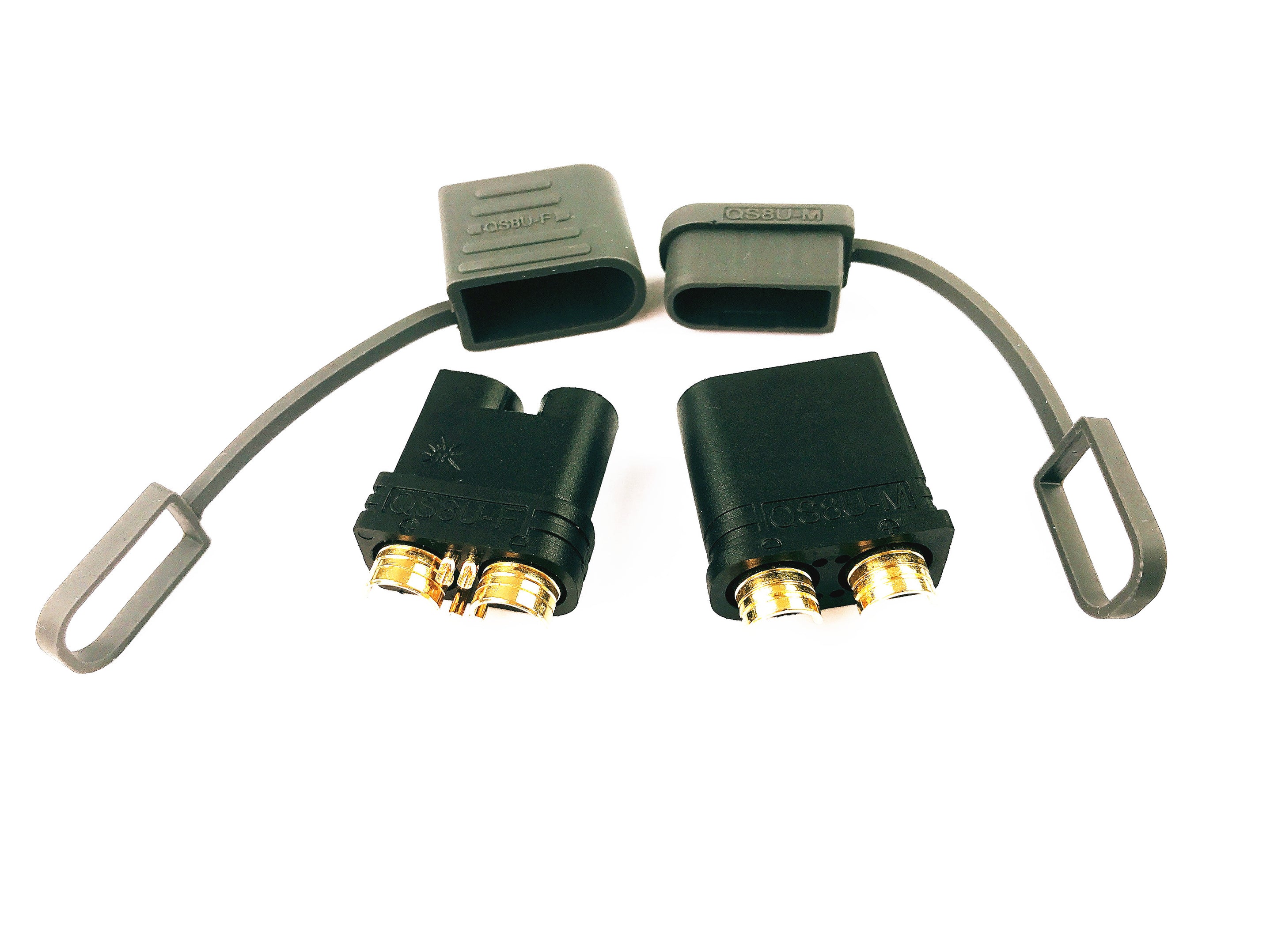 QS8U Black Antispark Connector Male And Female High current connector ...