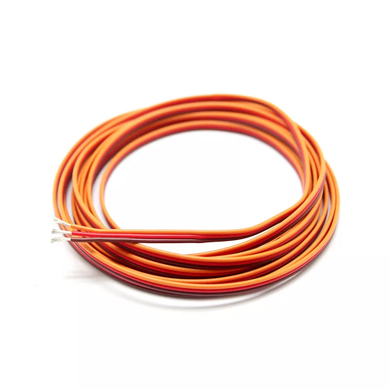 26AWG 30 Core 3P Servo Extension Cable Brown Red Orange PVC wire — QS ...