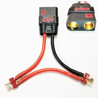 QS8 Female to Dean Male Antispark Series Harness — QS Connector